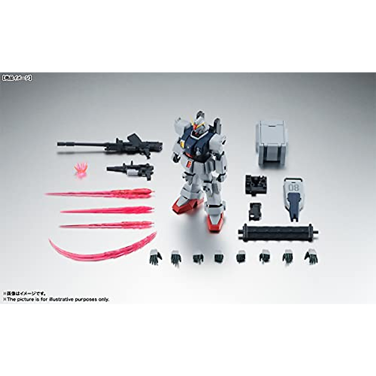 TAMASHII NATIONS - Mobile Suit Gundam The 08th MS Team - RX-79(G) Gundam Ground Type Version A.N.I.M.E., Bandai Spirits The Robot Spirits Collectible
