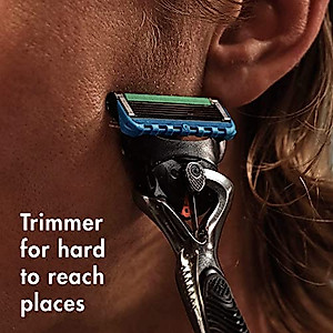 Gillette Fusion ProGlide Razors for Men, 1 Gillette Razor, 4 Razor Blade Refills, Shields Against Skin Irritation