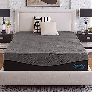 Slumber Solutions Active 14-inch Charcoal Memory Foam Mattress King