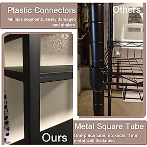 Heavy Duty Over the Washer and Dryer Storage Shelf – All-Steel Laundry Room Organizer with Clothes Drying Rod, Space-Saving Shelf for Front-Load Washers and Dryers, 29.92"L x 23.65"D x 70.8"H