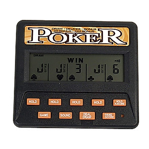 John N. Hansen Classic 5-in-1 Poker Electronic Games