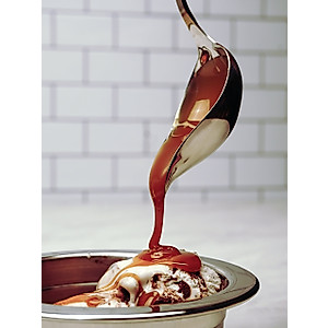 RSVP International Endurance Culinary Sauce Spoon, Mini Ladle with Gravy Pour Spout, Dishwasher Safe, 18/8 Stainless Steel, 9x1.75x2"