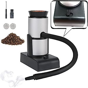 Smoking Gun, Portable Handheld Smoke Infuser, Cocktail Smoker, Cold Smoker Food Smoker Gun for Any Meat Cocktail Cheese BBQ Steak Beef, Sausage, Vegetable Salad, Drinks,Smoking Accessories (Adjustable, Wide Mouth)