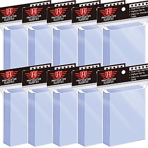 1000 Counts Card Sleeves Toploaders for Trading Cards, Soft Baseball Card Penny Card Sleeves Fit for Stardard Cards, Football Card, Sports Cards, MTG