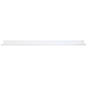 InPlace 47.24" W x 4.5"D x 3.5"H White Picture Ledge Shelf 9602056E