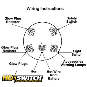 HD Switch Starter Ignition Key Switch fits Ford New Holland Tractor 1000 1100 1110 1200 1210 1215 1220 1300 1320 1320 1500 1510 1520 1600 1620 1700 1710 1715 1900 1910 1920 1925 2110 2120 SBA385200331