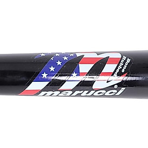 Marucci Sports - Black Maple Professional Cut USA, 33, Adult Wood Bat, Wood Bat (MBMPCUSA-33)