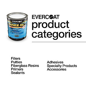 Evercoat Feather Fill G2 Premium Polyester Primer Surfacer for Fiberglass, SMC & More - 128 Fl Oz - Black