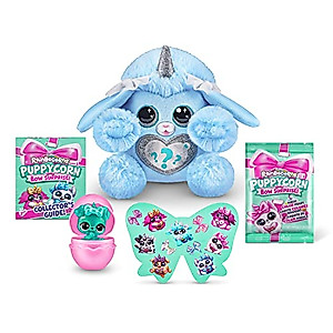 Rainbocorns Puppycorn Surprise Series 3 (Poodle) by ZURU, Collectible Plush Stuffed Animal, Surprise Egg, Sticker Pack, Slime, Dog Plush, Ages 3+ for Girls, Children