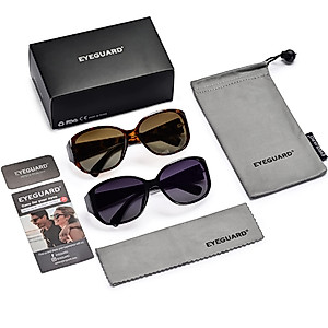 EYEGUARD Polarized Sunglasses for Women Retro Vintage Driving Sun glasses UV400 Protection