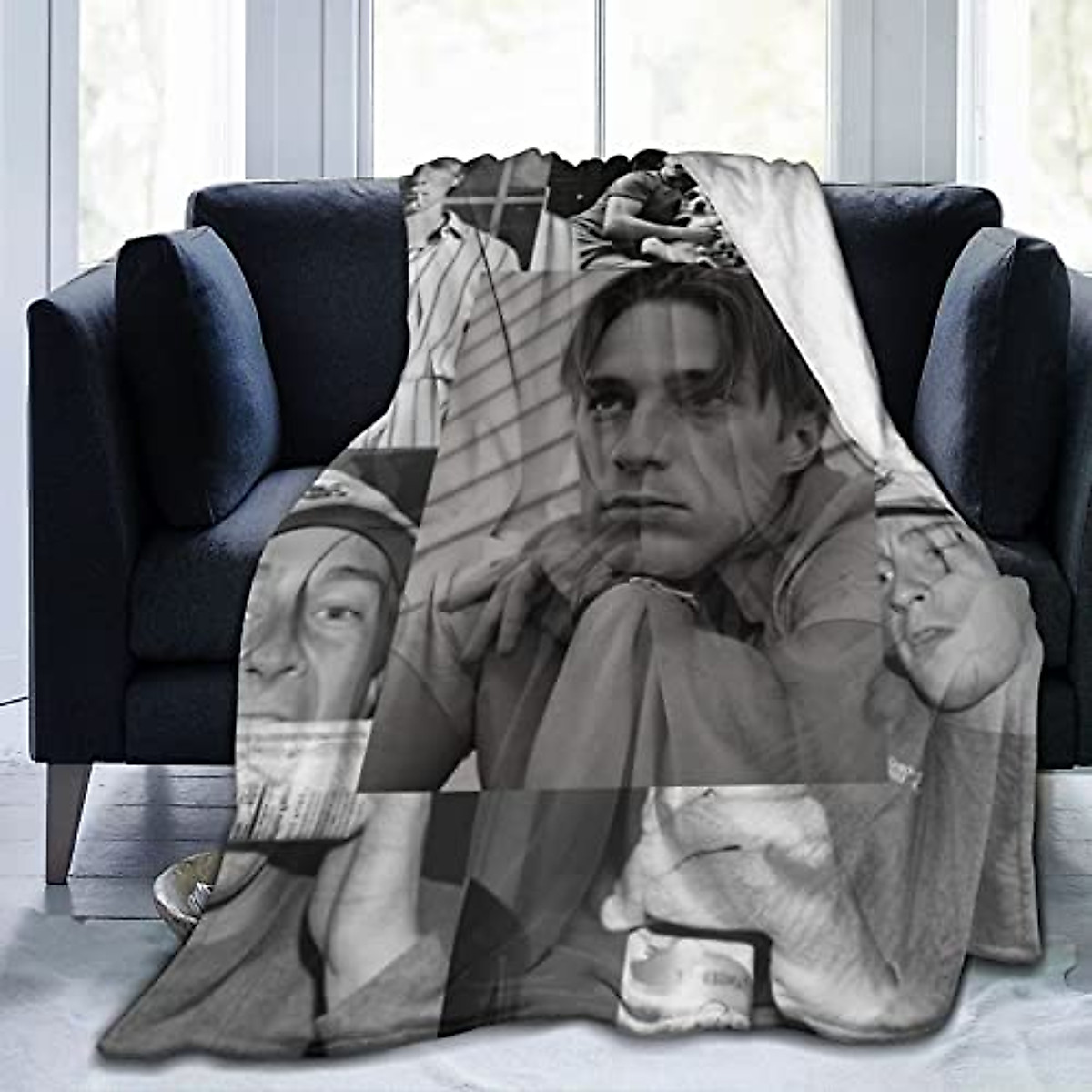 Drew Starkey Collage Ultra-Soft Micro Fleece Throw Blanket Warm Comfortable Versatile Blanket for Sofa and Travel