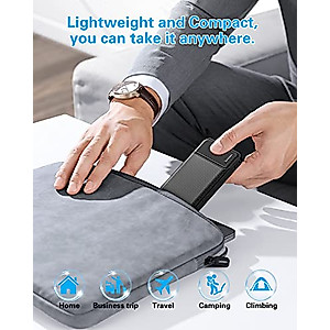 AsperX 2-Pack 10000mAh USB C Output Portable Charger Power Bank Fast Charging, Portable Phone Charger External Battery Pack for iPhone, Samsung, Huawei, and More[2023 Upgrade]