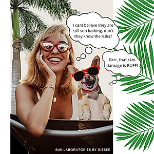 Sun Laboratories By Giesee Face Self Tanner Dark - Self Tanning Lotion for Gradual, Sunless Tan - Premium Facial Tanner Drops & Mist - Tanning Lotion for Face