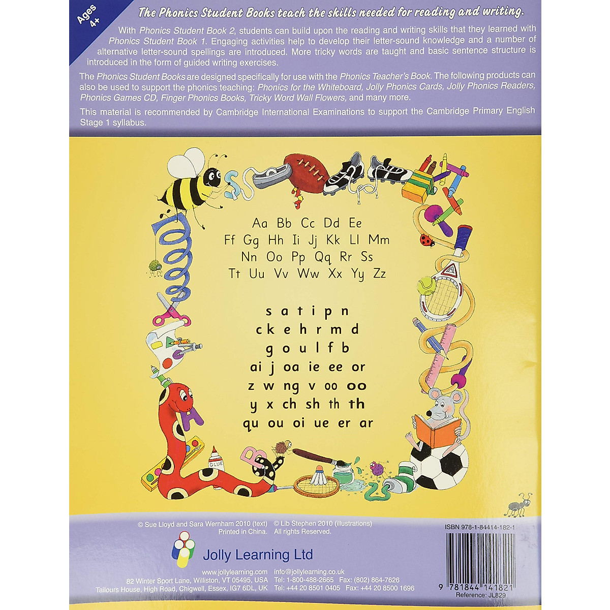 Jolly Phonics Student Book 2: In Print Letters (American English Edition)