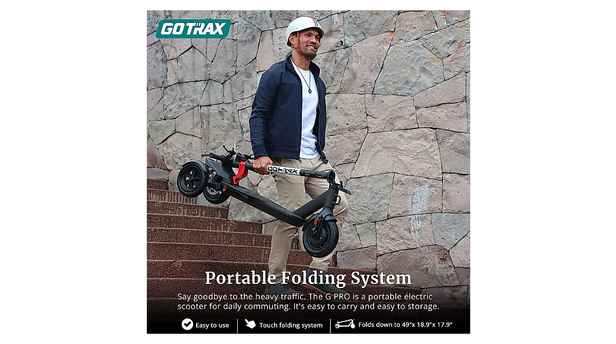 Gotrax G Pro Electric Scooter - Safe, Powerful & Foldable