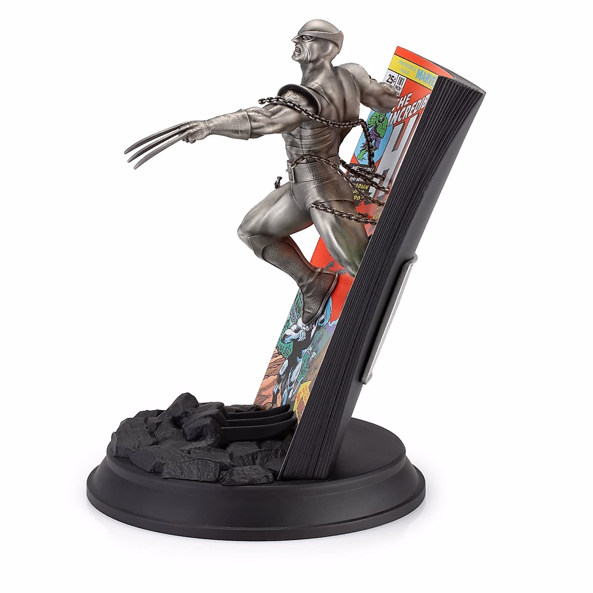 Royal Selangor Limited Edition Wolverine The Incredible Hulk Volume 1#181 Pewter Statue - Licensed Marvel Figurine/Collectible