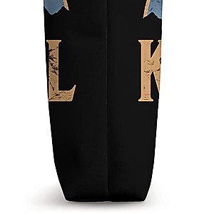 Kalispell Montana MT Big Sky Country Bear & Mountains Tote Bag