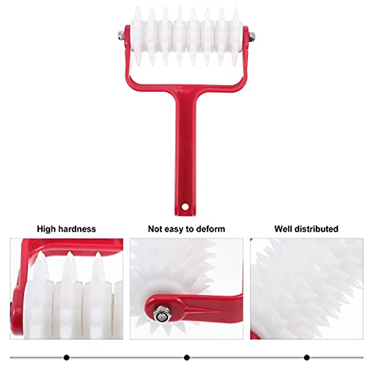 UPKOCH 3 pcs Docker Accessories Tool Bubble Pin Cookie Baking Pizza Maker Bread Stainless Handle Er Time- Kitchen Manual Tool- Pie or Homemade Tools Cooking Saver for Steel Cake Ing