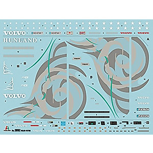 Italeri 3892S Volvo Vn 780 - Super Decals Sheet! -1: 24 Scale - Model Kit
