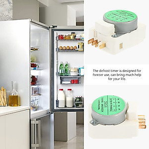 Defrost Timer Fridge Accessory Refrigerator Defrost Timing Tool Kitchen Supply Refrigerator Supplies Fridge Supplies Kitchen Gadgets Freezer Part Refrigerator Replacing Parts