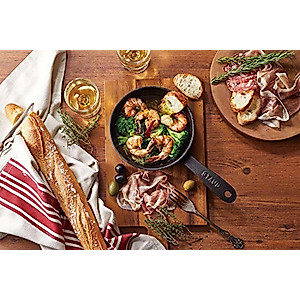 Staub 40501-142 Skillet Black, 6.3 inches (16 cm), Enameled Casting, Iron, Induction Compatible