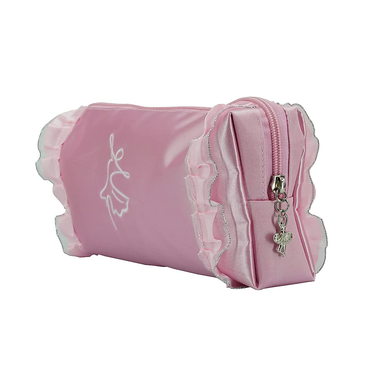 Womens Pink Cute Ballet Class Pointe Shoe Bag for Dance Stuff