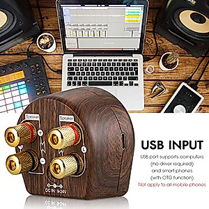 Nobsound Mini Bluetooth 5.0 Power Amplifier Class D Hi-Fi Stereo Amp Home Speaker