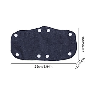 Hard Hat Sweatband, 8pcs Helmet Sweatbands, Hard Hat Liners Washable, Reusable Safety Hat Sweatband Snap on Hard Hat Accessories Helmet Comforter Pad Sweat Bands