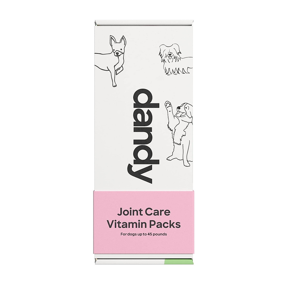 Dandy Glucosamine Chondroitin Dog Supplements - 30 Individually Sealed Packs - 4 Treats Per Pack - Joint Supplement for Dogs - Anti Inflammatory Supplement (Small Breed - Up to 45lbs)
