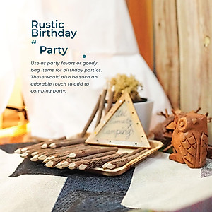 BSIRI Pencil Wood Favors of Graphite Wooden Tree Rustic Twig Pencils Unique Birch of 12 Camping Lumberjack Decorations Party Supplies Novelty Gifts as a Natural Pencil Gifts for Kids in Classroom