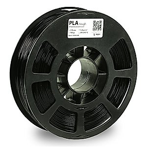 KODAK Tough PLA Pro 3D printer filament BLACK color, +/- 0.03 mm, 750g (1.6lbs) Spool, 1.75 mm. Lowest moisture premium filament in Vacuum Sealed Aluminum Ziploc bag. Fit Most FDM Printers