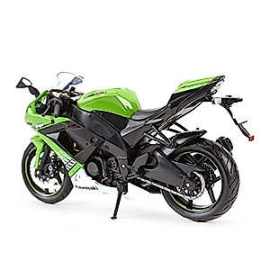 SQFZLL Die Cast Motorcycle Model 1:12 ZX-10R Black Die Cast Vehicles Collectible Hobbies Motorcycle Model Model for Friends (Color : B)