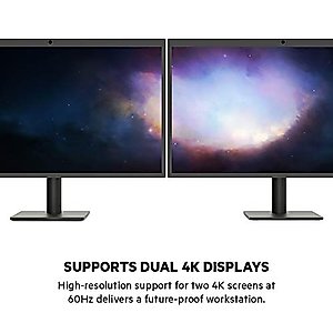 Belkin Thunderbolt 3 Dock Core With Thunderbolt 3 Cable - Usb C Hub - 7-In-1 Docking Station For Macs & Windows, 60W Upstream Charging, With Gigabit Ethernet, Displayport & Audio Ports