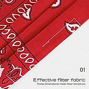 50/100 Pcs Kids Face Bandanas Oral Protective Sleeve Disposable Protection