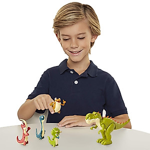 Gigantosaurus Figures Giganto & Friends Toy Action Figures, Includes: Giganto, Mazu, Bill, Tiny & Rocky – Articulated Characters Range from 2.5-5.5" Tall