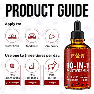 Cat & Dog Vitamins and Supplements | Probiotics for Cats | Multivitamin for Dogs | Dog Probiotic | Cat Vitamins for Indoor Cats | Cat Probiotic | Bundle