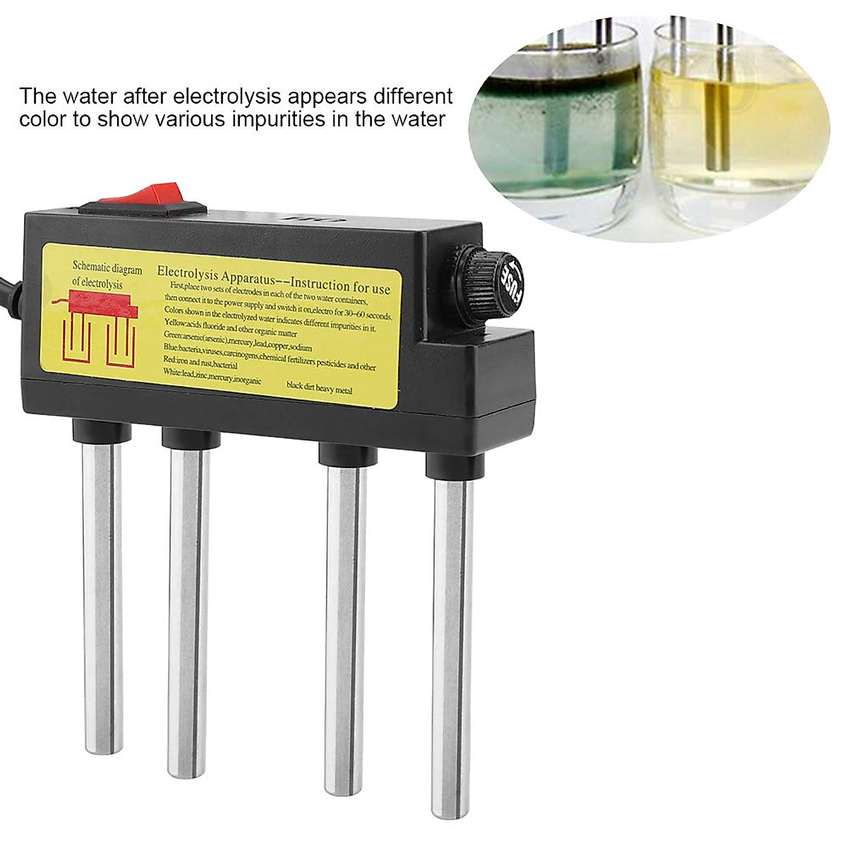 Haofy Water Electrolyzer, Quick Water Quality Test Pen, Portable Accurate Water Quality Testing Equipment for Drinking Water, Aquariums, Pools, Spas