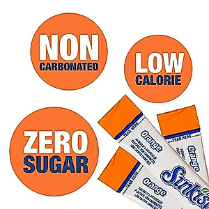 Sunkist Soda Variety Pack, Singles To Go Orange, Strawberry, Grape and Peach (40 Total Sticks)