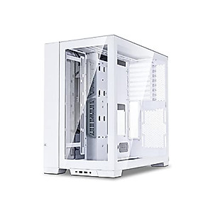 Lian-Li O11 Dynamic EVO ATX Mid Tower Tempered Glass Computer Case, White