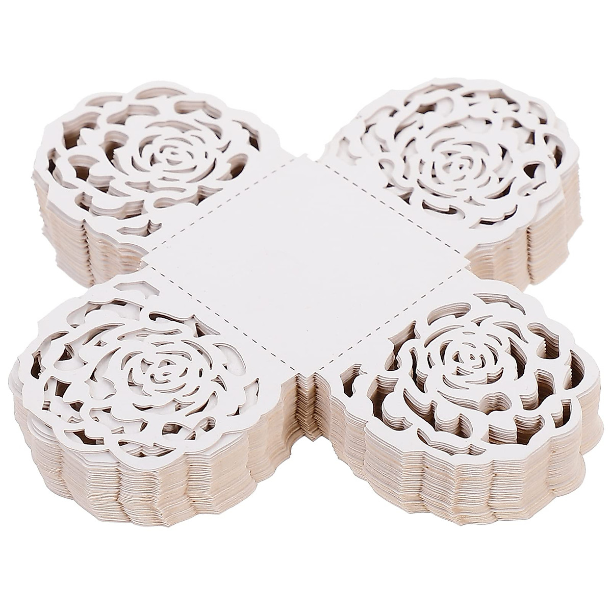 NUOBESTY 50pcs Chocolate Paper Candy Cups Baking Cups Truffle Wrappers Liners Cups Small Flared Paper Baking Cups Perfect for Muffins, Cupcakes or Mini Snacks