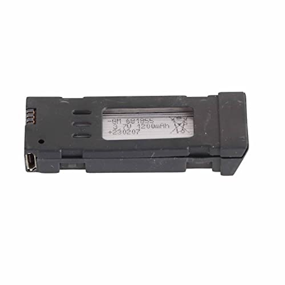 UPQRSG 5PCS 3.7V 1200Mah Lithium Battery for E58 L800 JY019 Quadcopter Spare Parts, Portable Drone Battery with 5 in 1 Charger Cable, RC Quadcopter Spare Part