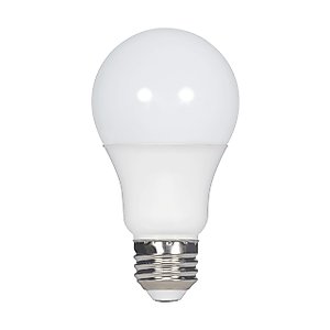 Satco S11410 9.5-Watt A19 LED Light Bulbs, 60-Watt Replacement, 3000K Warm White, 760 Lumens, 10 Pack