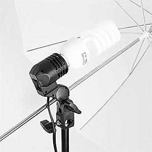 StudioFX 400W Chromakey Green Screen 6ft x 9ft Backdrop Photography Video Lighting Kit - Background Support System Included - by Kaezi CH69G