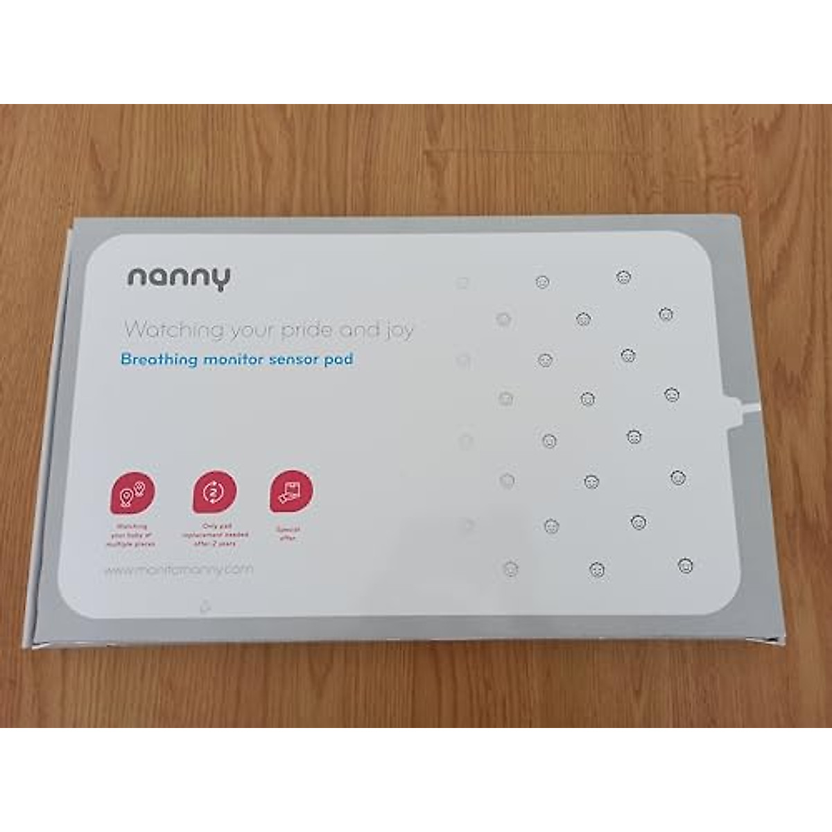 Nanny Extra Sensor Pad-INTENDED FOR THOSE WHO BOUGHT THE EUROPEAN NANNY BABY MOVEMENT MONITOR - EU MEDICAL ‎DEVICE SIDS CERTIFIED