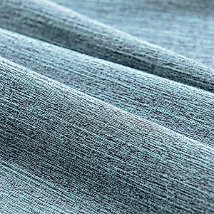 Melodieux Elegant Cotton Blackout Thermal Insulated Grommet Top Curtains/Drapes for Bedroom, 100 by 84 Inch, Navy