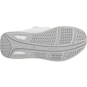 New Balance Women's 928 V3 Hook and Loop Walking Shoe, White/White, 7 Narrow