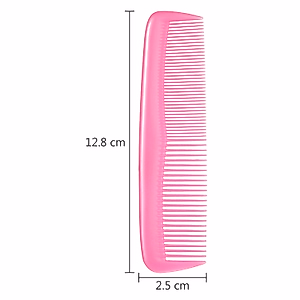 24 Pieces Hair Combs Set Plastic Hair Comb for Women and Men, Fine Dressing Comb (Yellow, Purple, Green, Blue, Red, Pink)