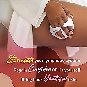 Scala Silicone Anti Cellulite Massager, Body Shower Scrubber, Cellulite Remover - Improve Circulation, Distribute Fat Deposits, Body Massager, Exfoliator, Fat Roller Use with Creams and Oils - Pink