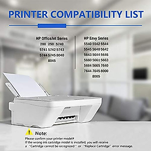 Ankink Higher Yield HP 62XL Ink Cartridge Replacement for 62 HP62XL hp62 XL Envy 5540 5640 5660 7640 7644 7645 OfficeJet 200 250 5740 5745 8040 Printer 3 Black 1 Color (Tricolor) Combo 4 Pack c2p07an