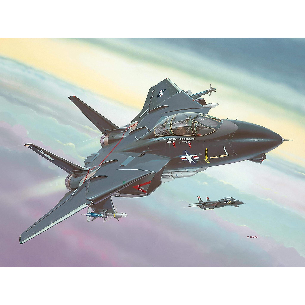 Revell 04029 F14A Tomcat Bunny (Black)